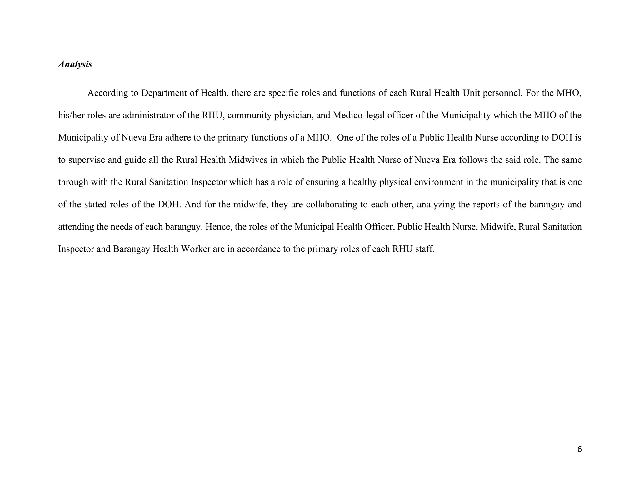 Rhu org. structure with analysis | PDF