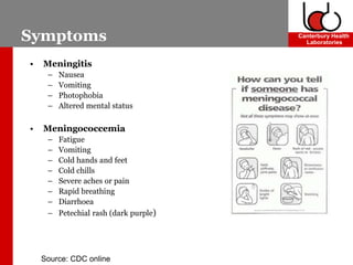 Meningococcal septicaemia | PPTX