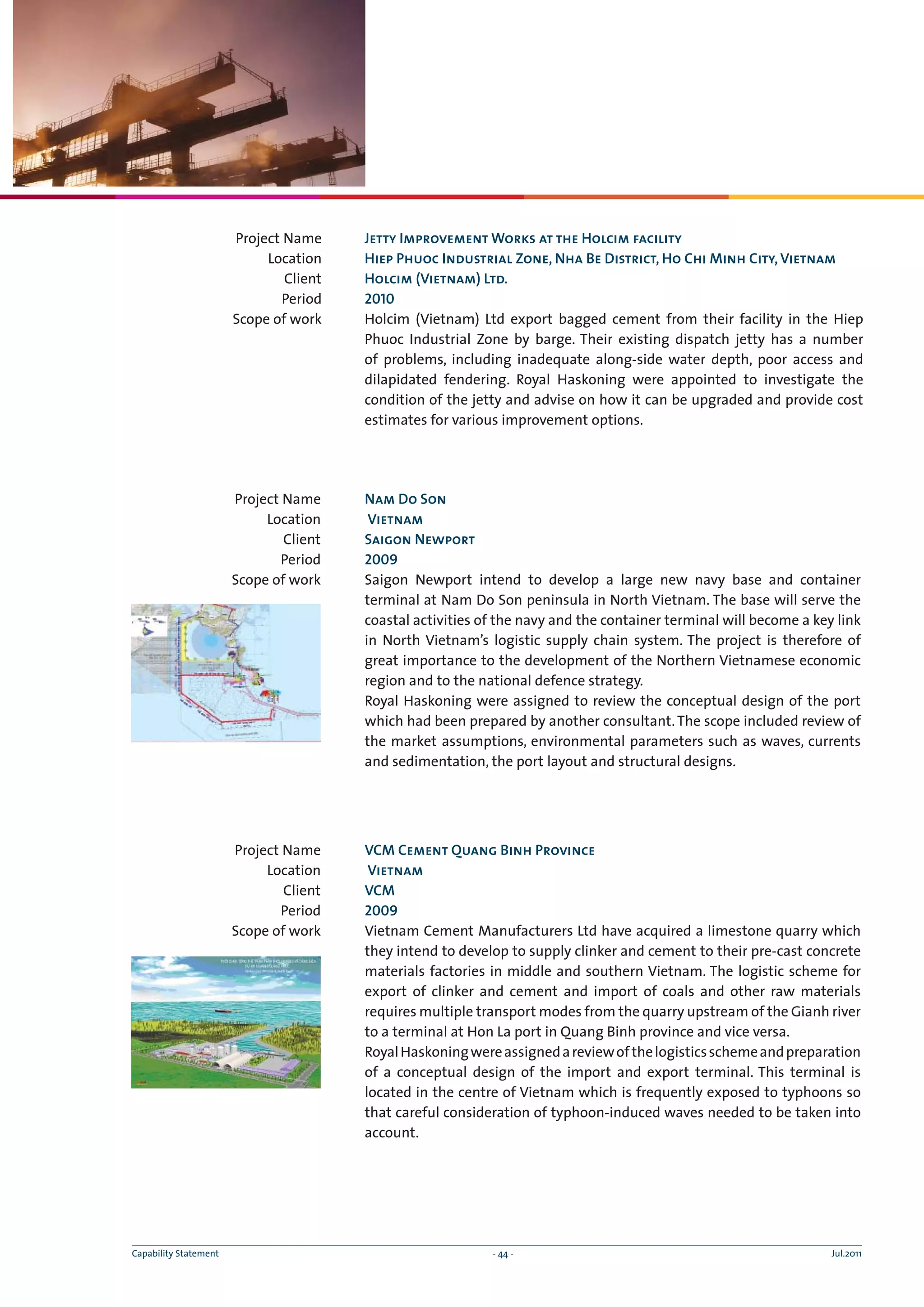 Royal Haskoning Vietnam Capability Statement | PDF