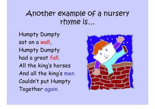 Rhyme Lesson | PPT