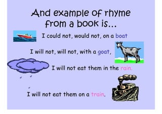 Rhyme Lesson | PDF