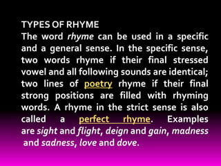 Rhymes | PPTX