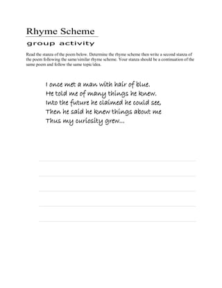 Rhyme Scheme Group Activity .pdf