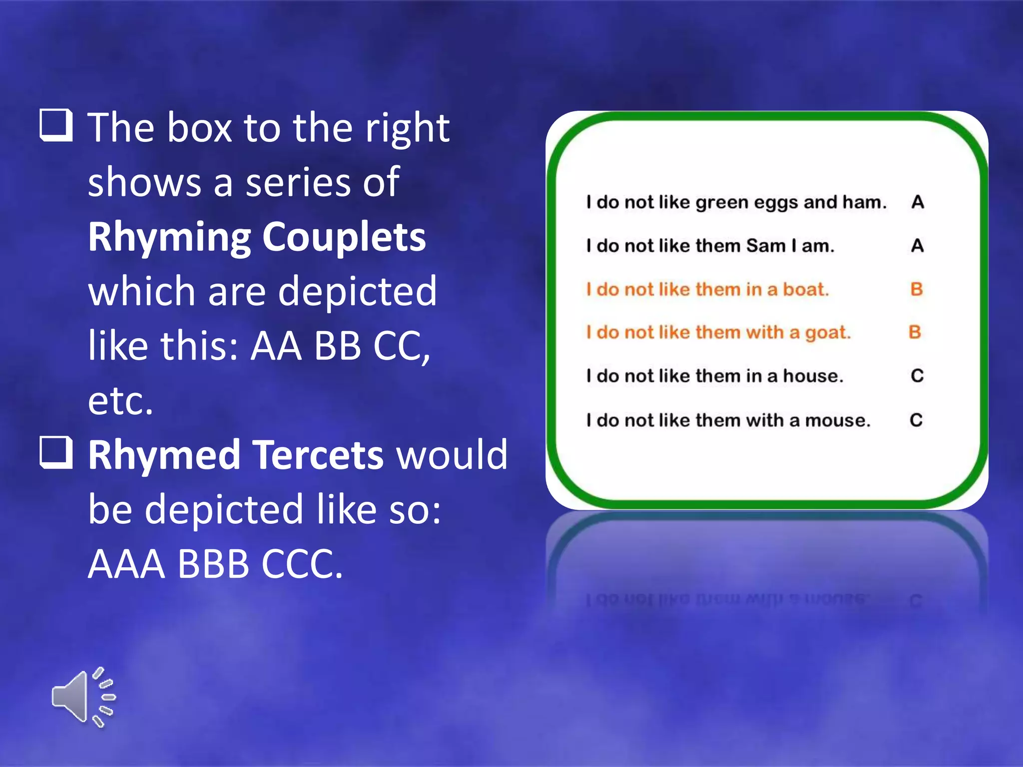 Rhyme Scheme in Poetry | PPTX