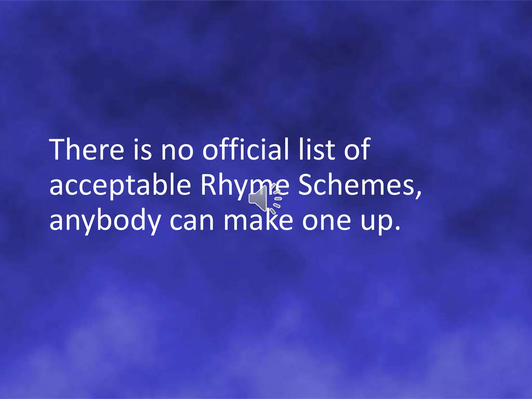 Rhyme Scheme in Poetry | PPTX