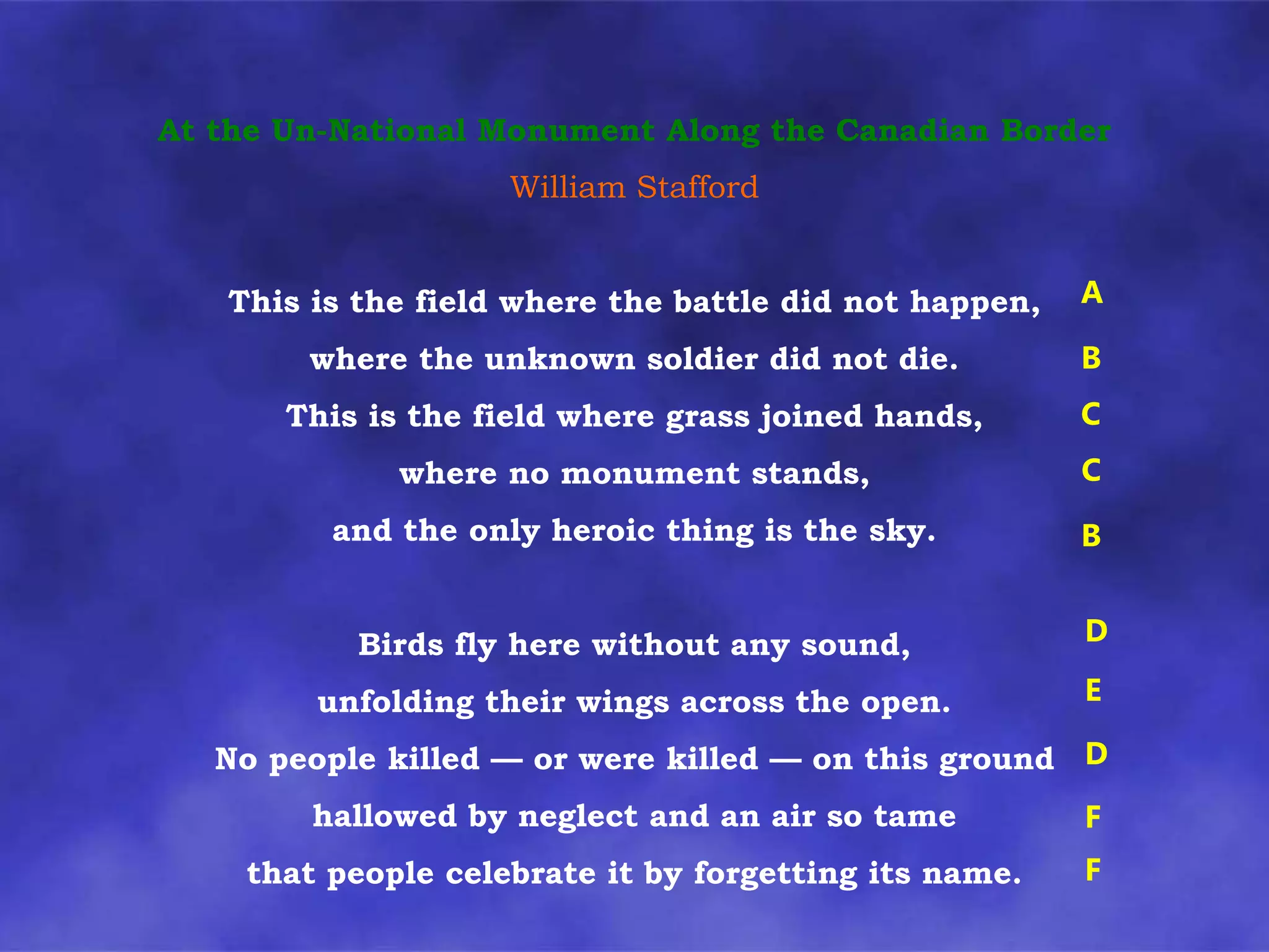 Rhyme Scheme in Poetry | PPTX