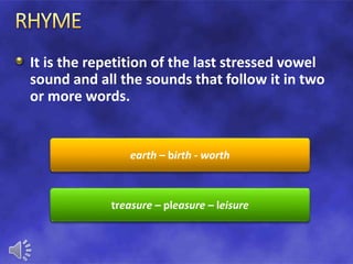 Rhyme Scheme in Poetry | PPTX