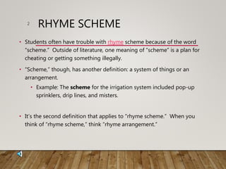 Rhyme Definition