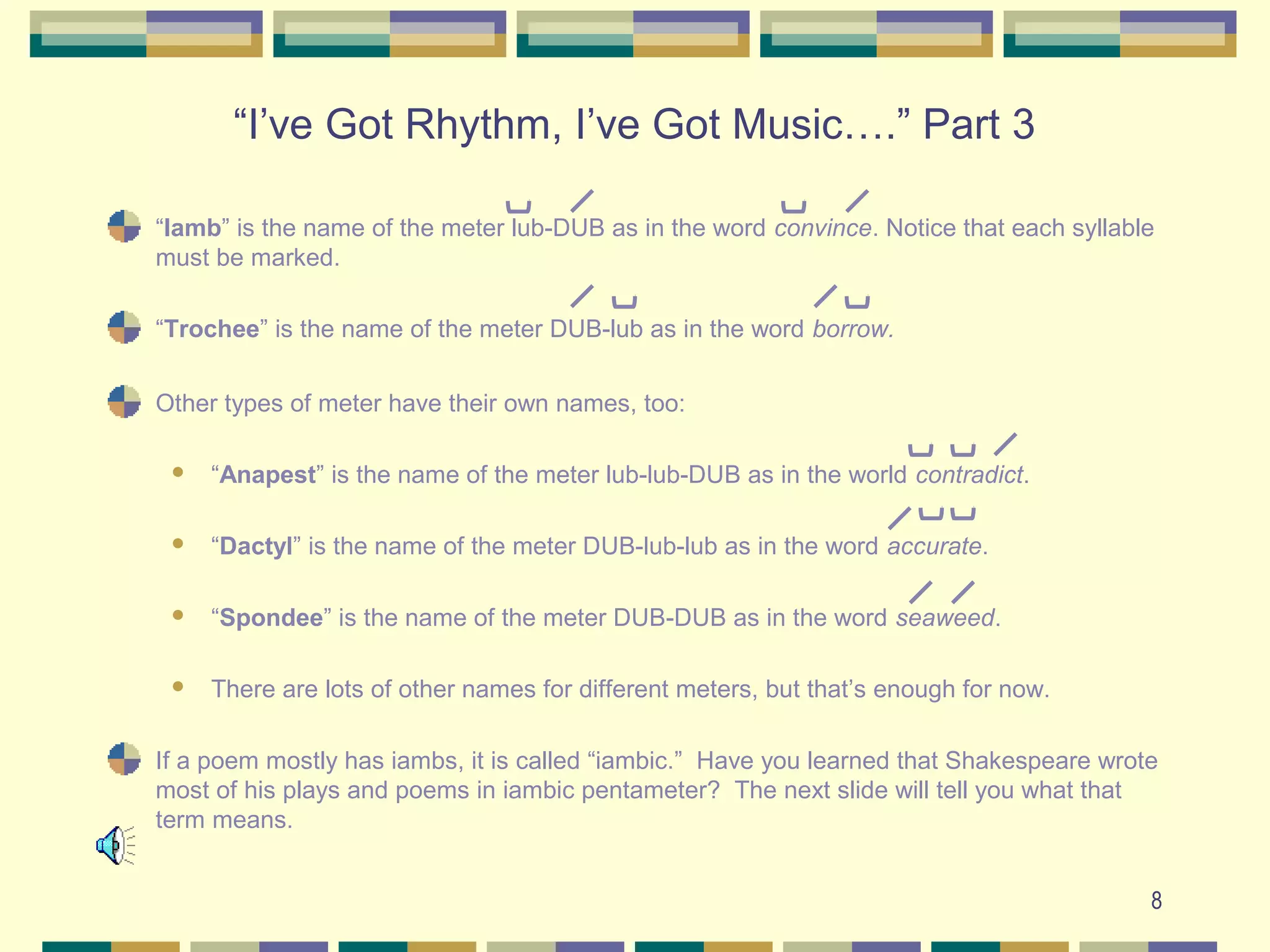 Rhyme scheme, rhythm, and meter final | PPT