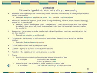 Rhyme scheme, rhythm, and meter final | PPT