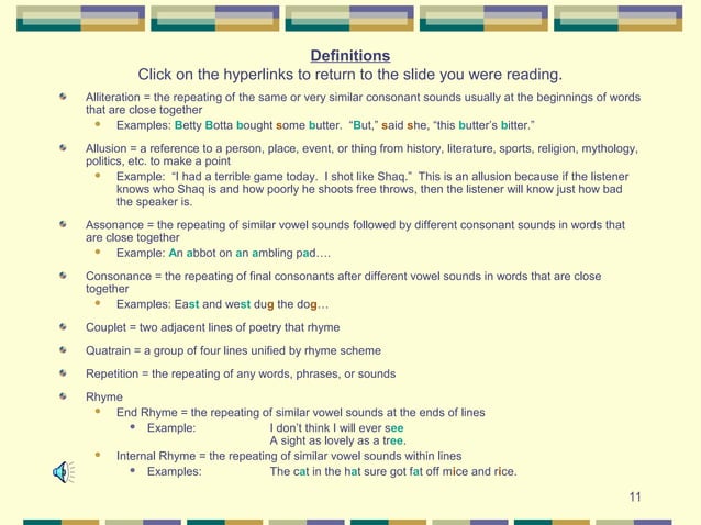 Rhyme scheme, rhythm, and meter final | PPT