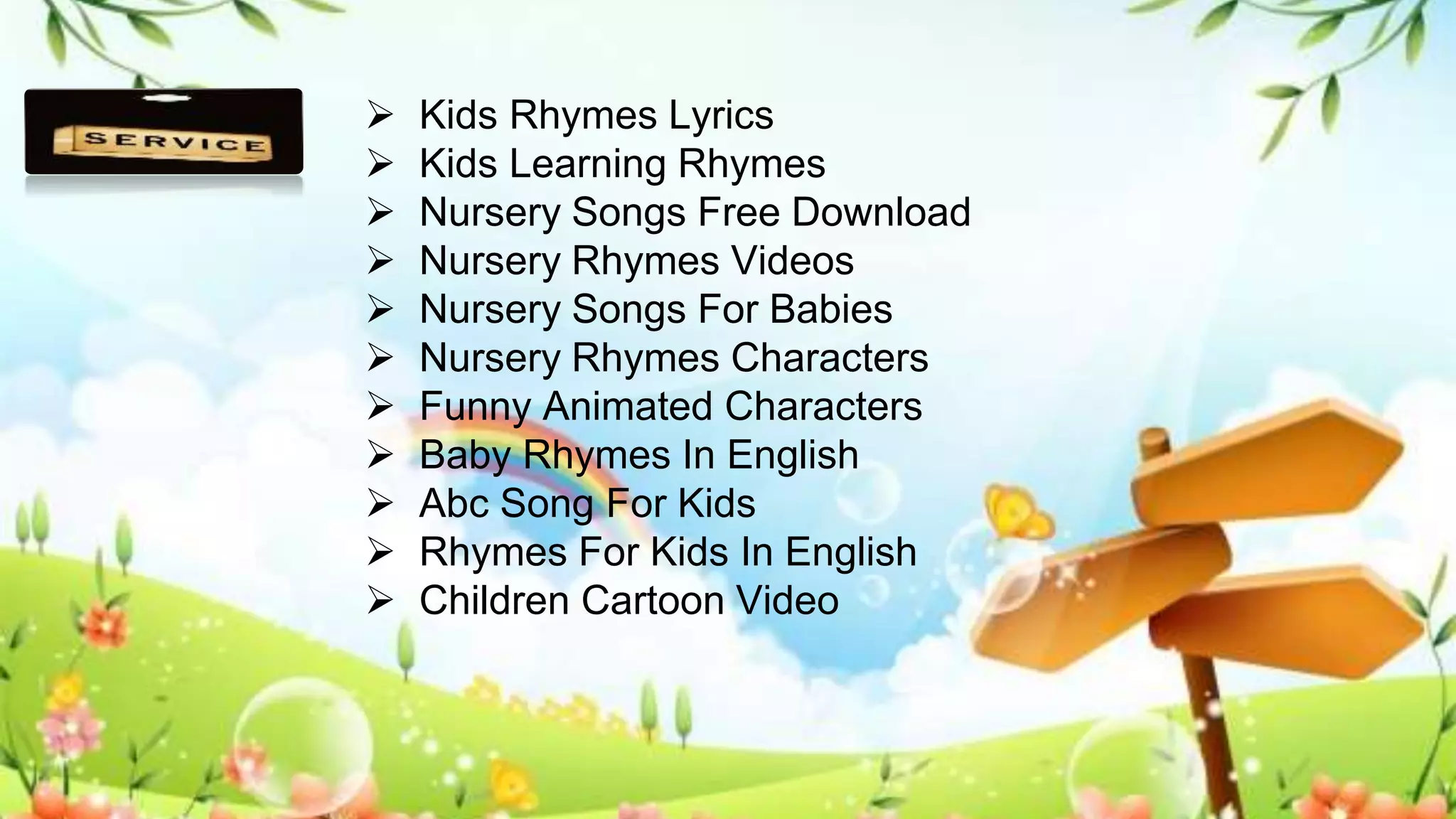 Rhymes for kids in english | PPTX