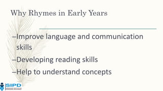 Teaching Rhymes in early years | PPT