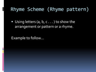 Rhyming Poetry | PPT