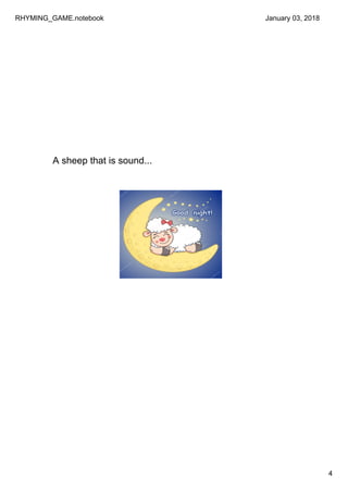 Rhyming game pdf | PDF