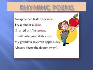 Sweet Rhyming Poems
