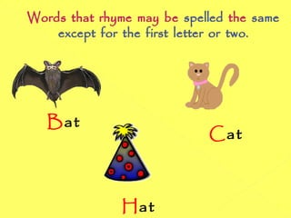 Rhyming words | PPT
