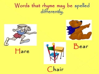 Rhyming words | PPT