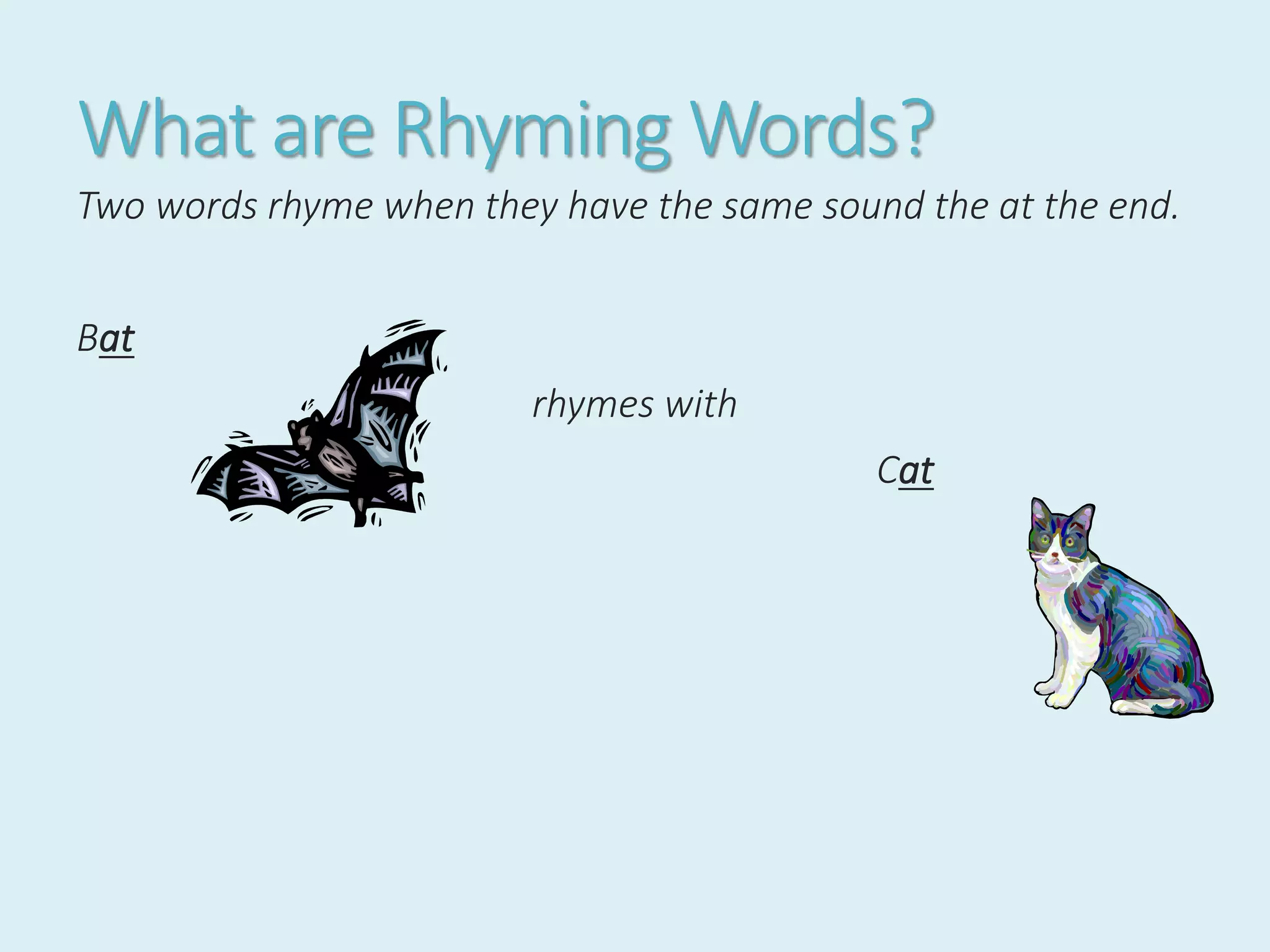 Rhyming words | PPT