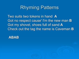 Rhyming Words.ppt | Hip Hop Music | Music