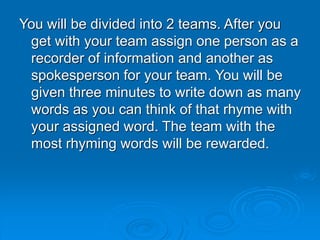 Rhyming Words.ppt