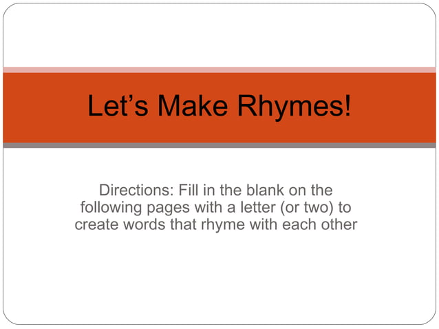 Rhymingwords3 | PPT