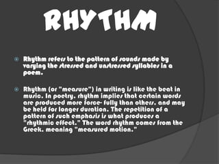 Rhythm | PPT