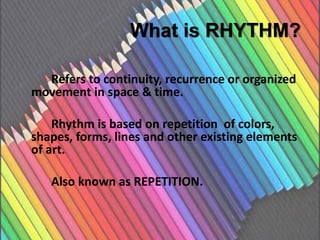 Rhythm Art Element