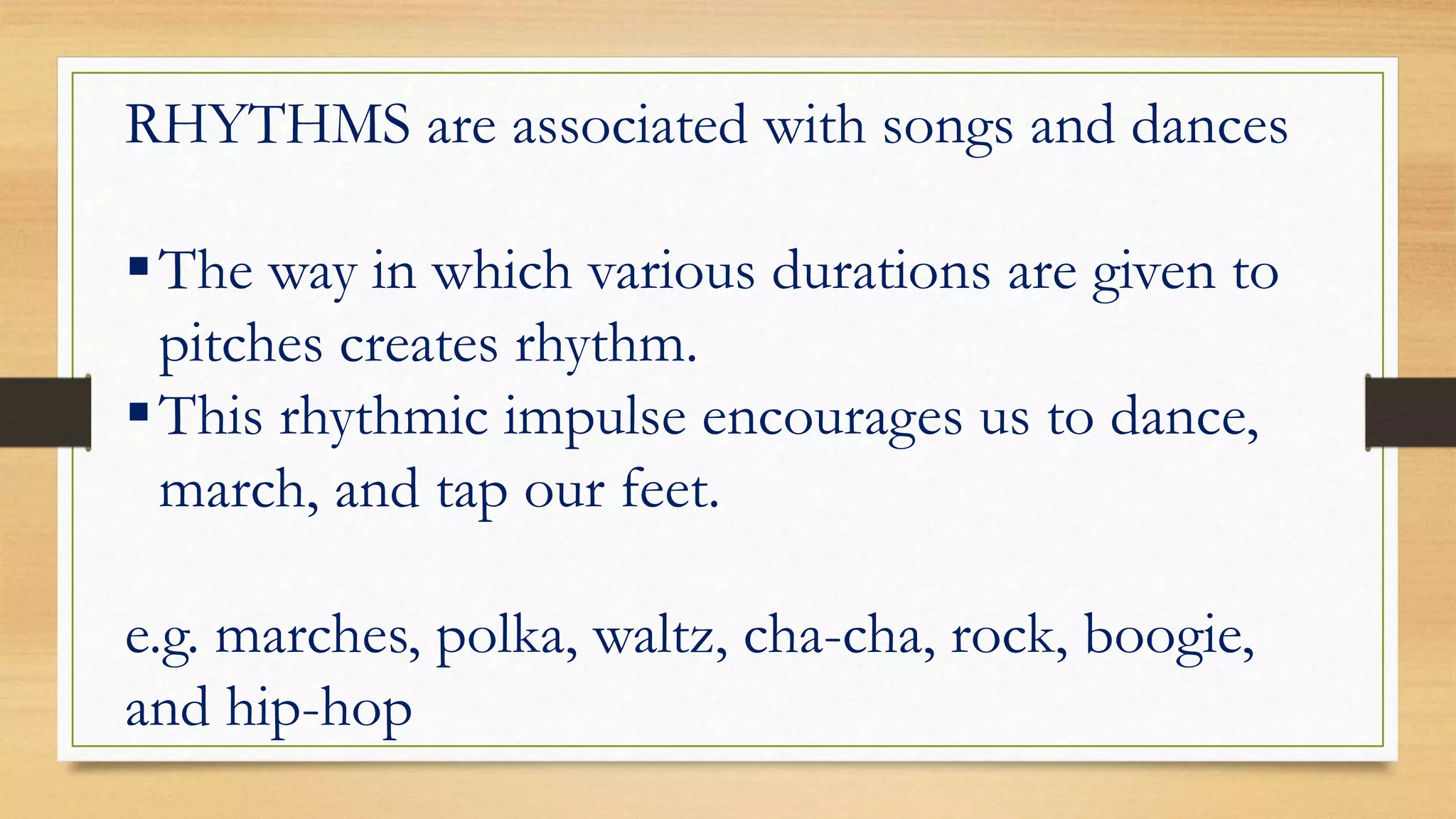 Rhythm | PPT