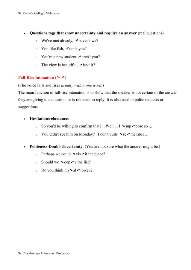 Rhythm and intonation in connected speech. | PDF