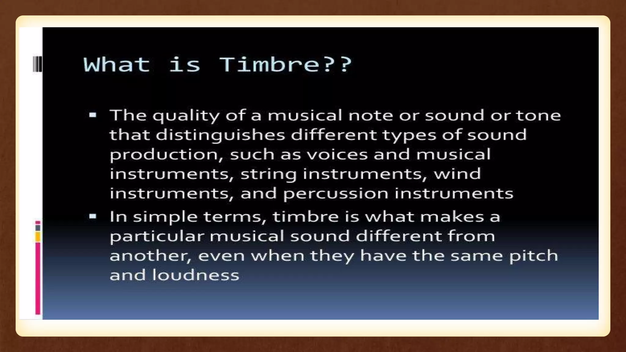 Rhythm and timbre | PPTX