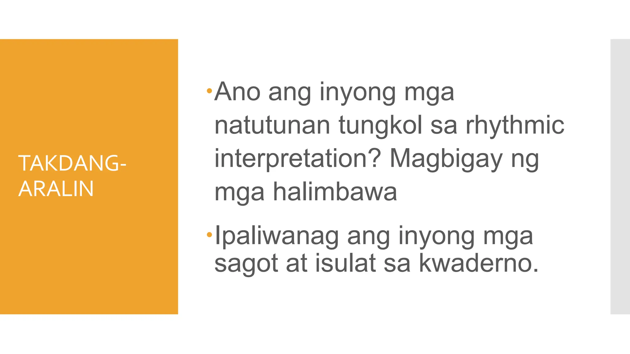 GRADE 4. P.E LESSON IN RHYTHMIC INTERPRETATION.pptx