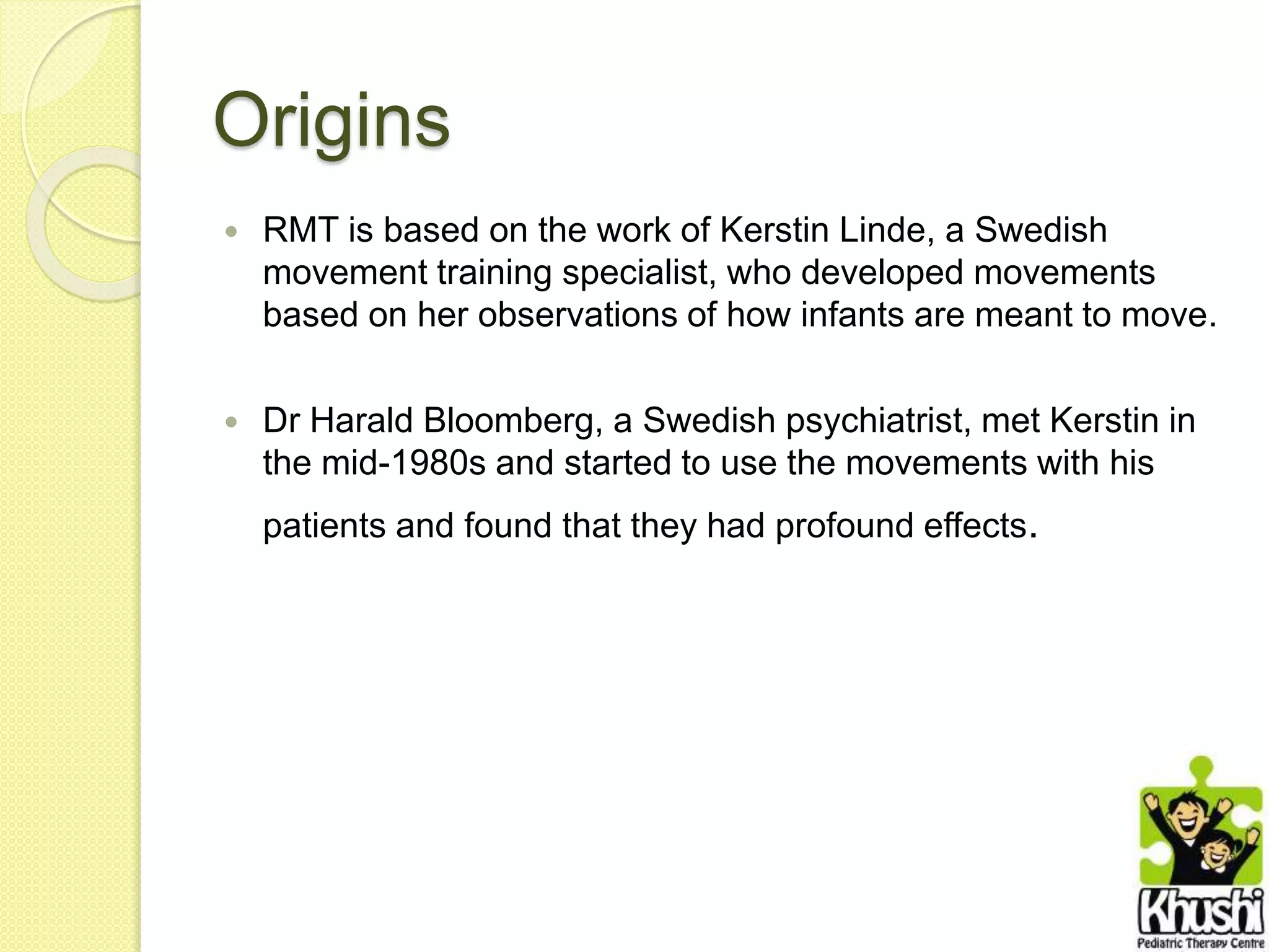 Rhythmic movement training | PPTX