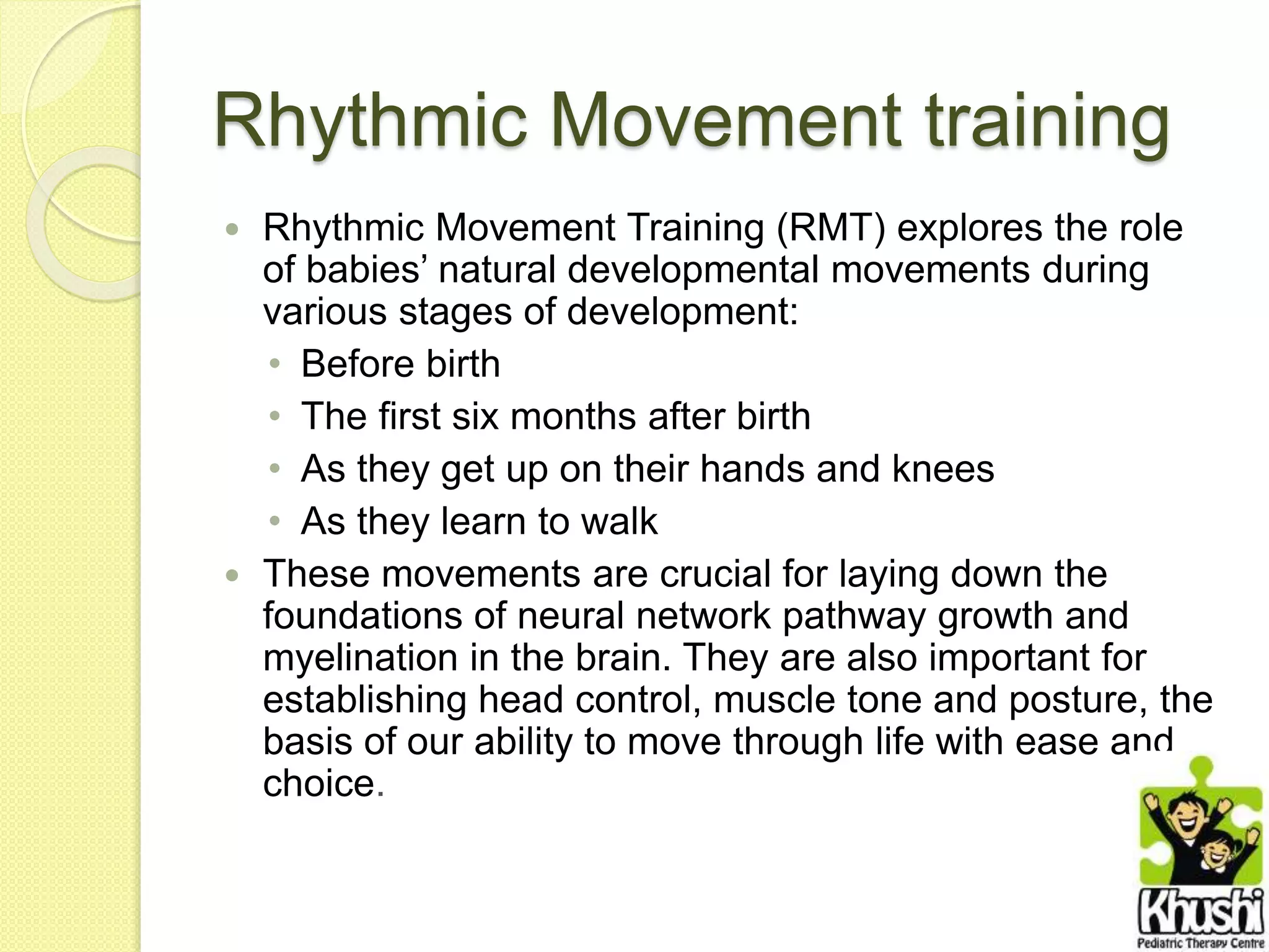 Rhythmic movement training | PPTX