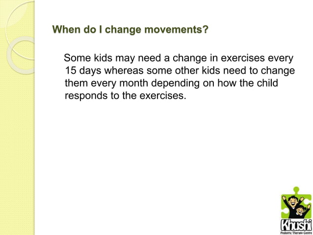 Rhythmic movement training | PPTX | Brain and Nervous System Disorders ...