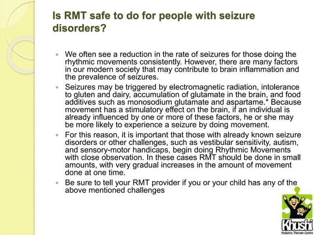 Rhythmic movement training | PPTX | Brain and Nervous System Disorders ...
