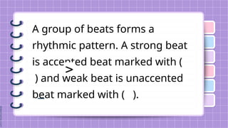Rhythmic pattern powerpoint presentation | PPTX