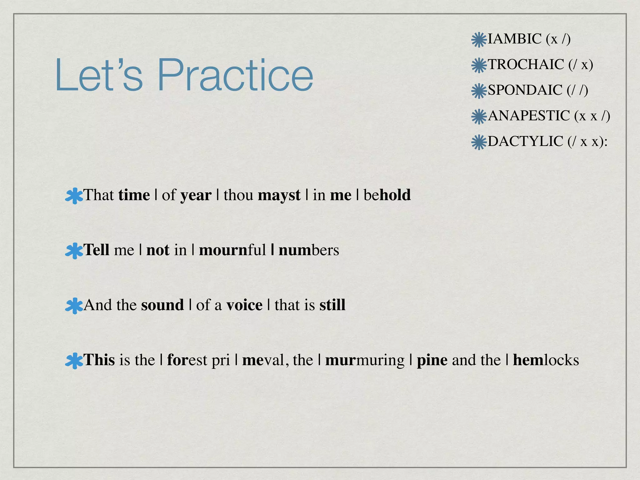 Rhythm and Meter in Poetry | PDF