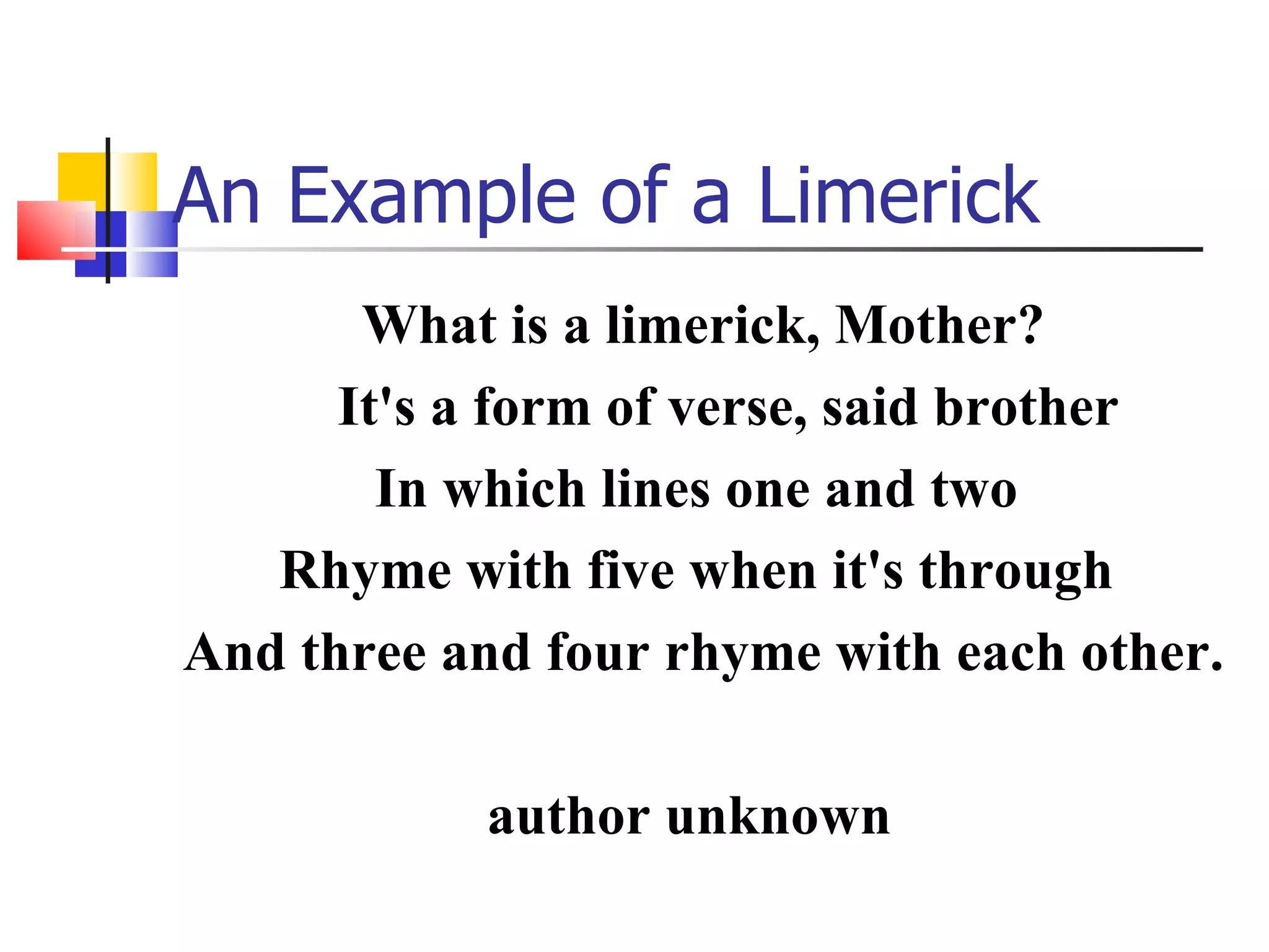 Rhythm, rhyme and alliteration | PPT