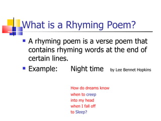 Preposition Poems That Rhyme