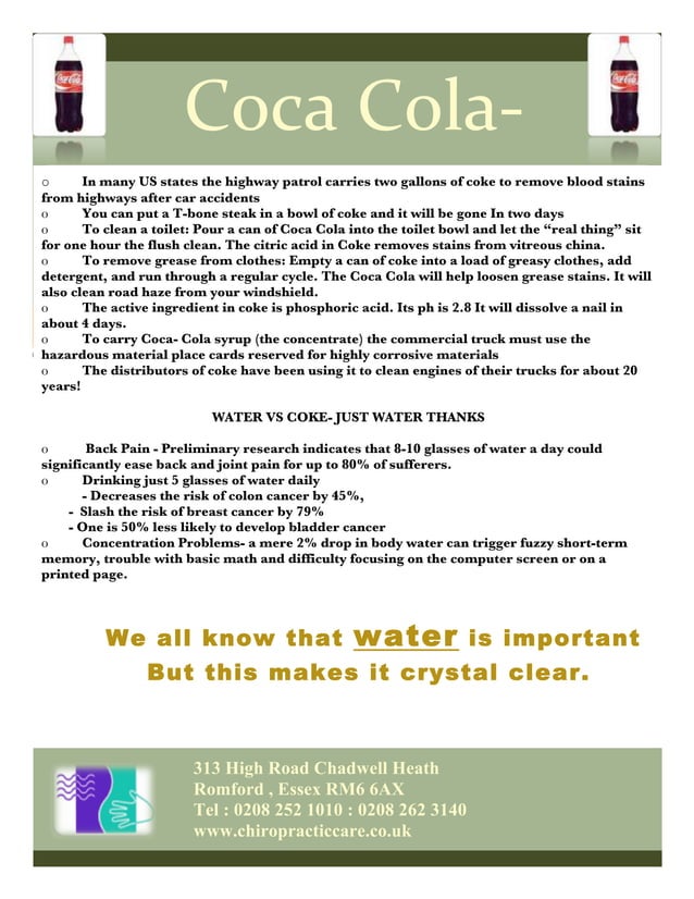 Coca cola leaflet | PDF