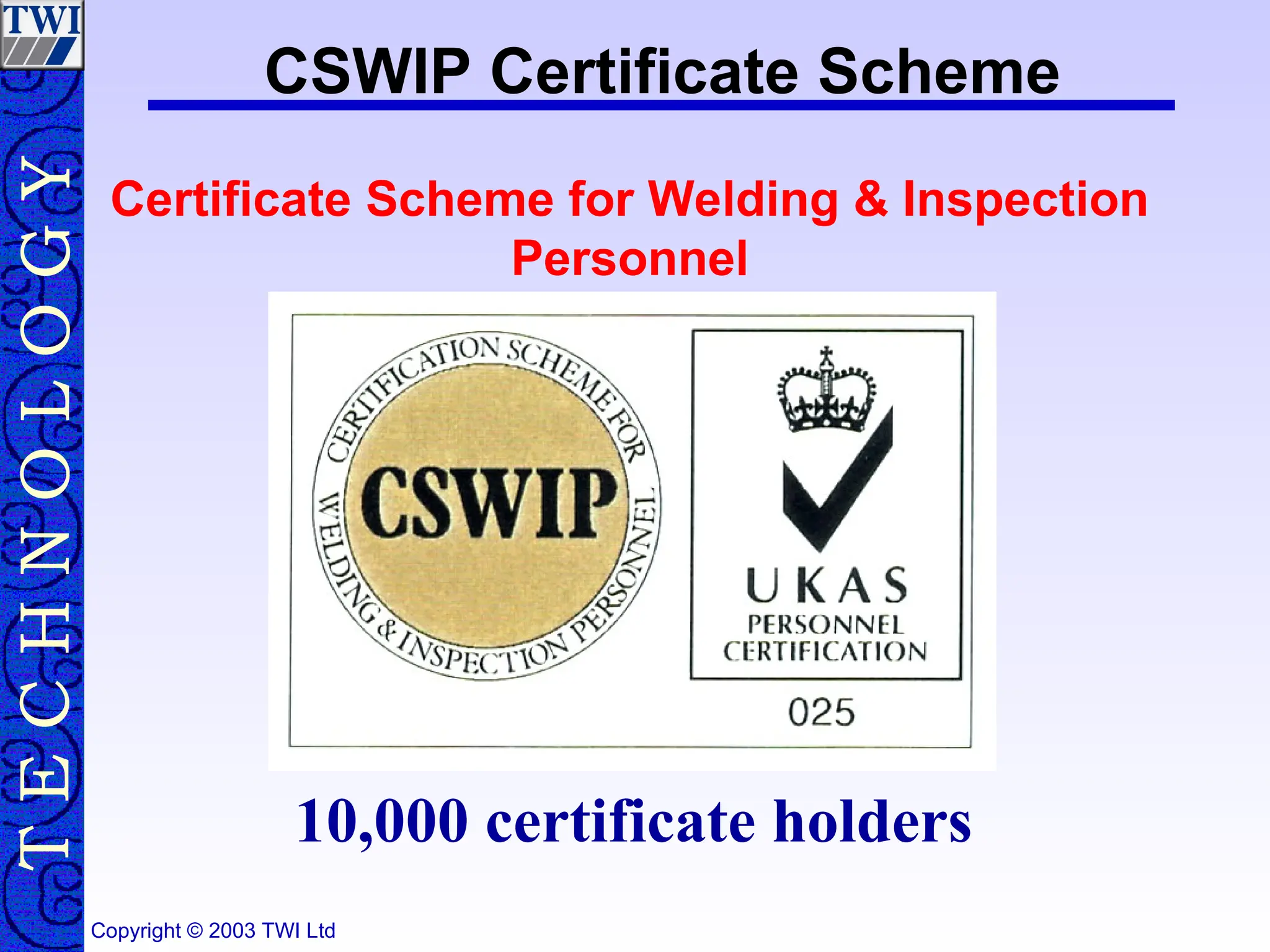 RI 7 (CSWIP scheme).ppt - certification scheme | PPT
