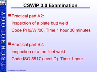 RI 7 (CSWIP scheme).ppt - certification scheme | PPT