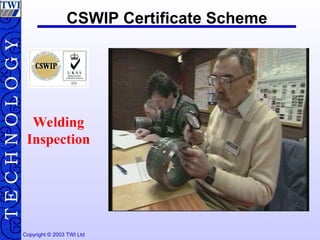 RI 7 (CSWIP scheme).ppt - certification scheme | PPT