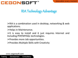 RIA classes Coimbatore.. | PPTX | Computing | Technology & Computing