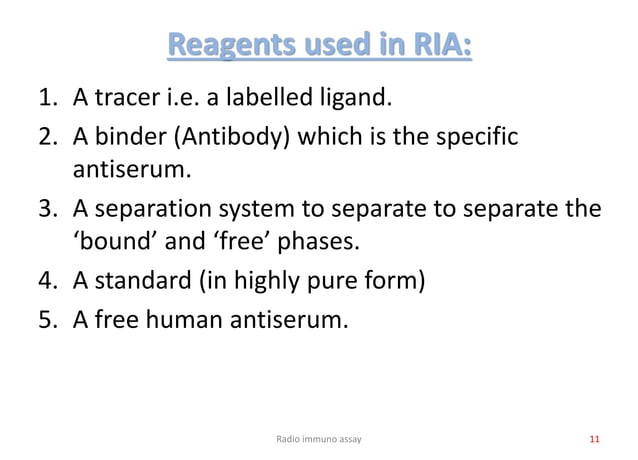 Radioimmunoassay | PPTX | Thyroid Disorders | Endocrine and Metabolic ...