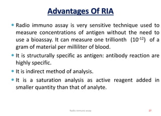 Radioimmunoassay | PPTX