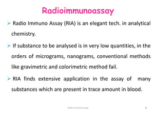 Radioimmunoassay Technique Ppt
