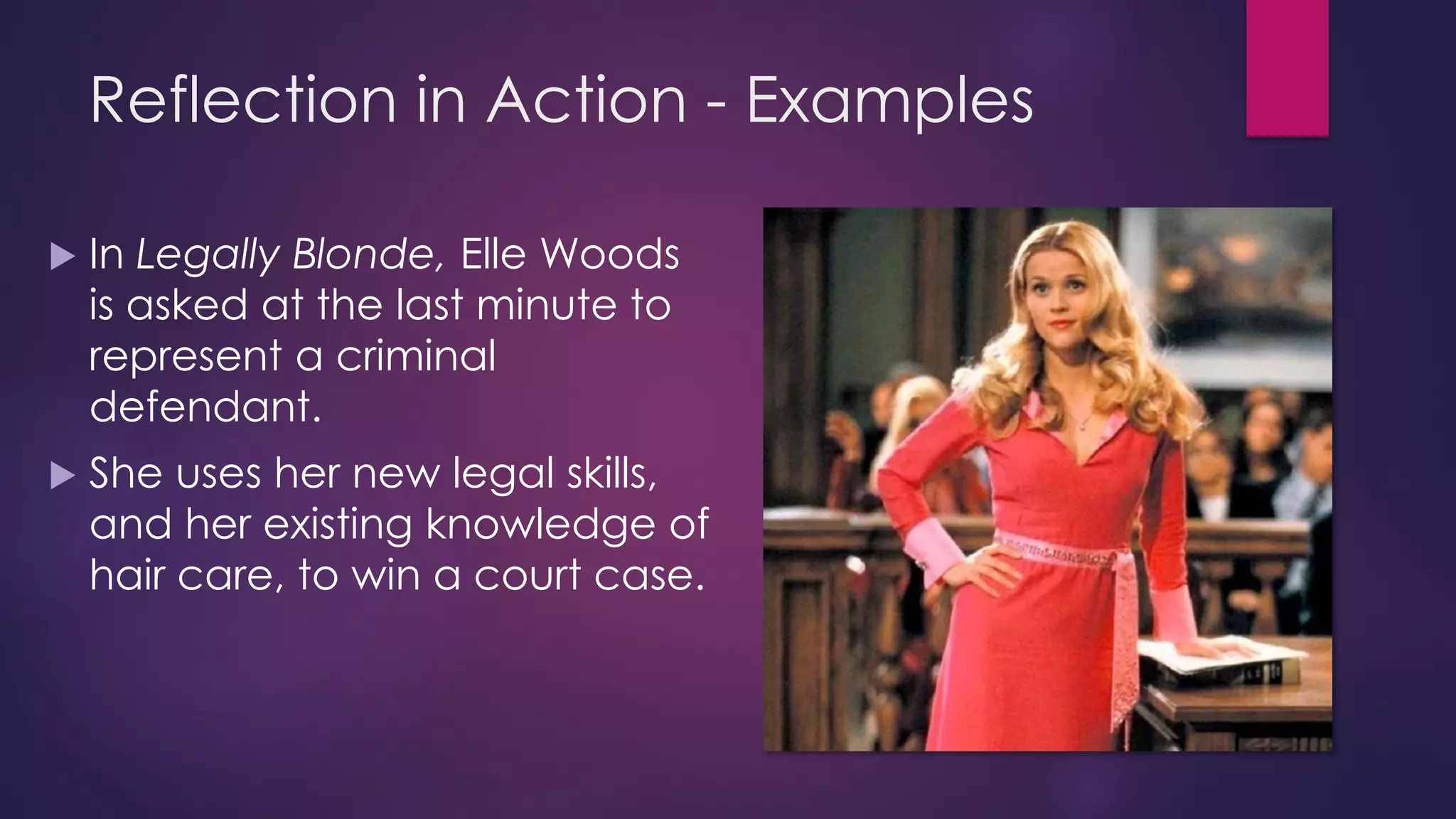 Reflection in and on action | PDF