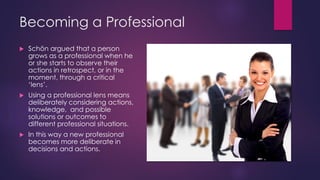 Reflection in and on action | PDF